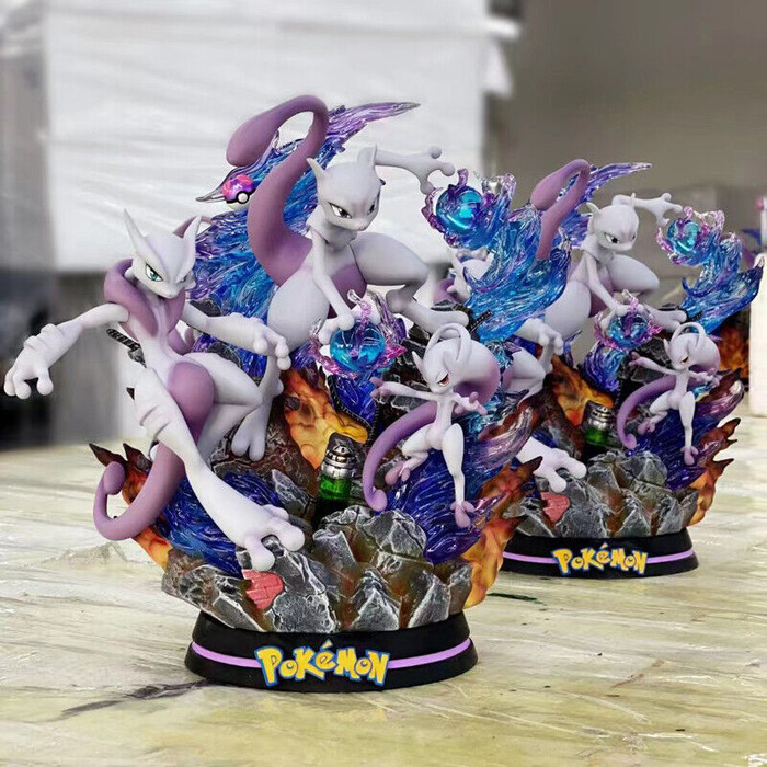 Jual (Baca Deskripsi) Figure Pokemon - Evolution of Mewtwo / Mew Two ...