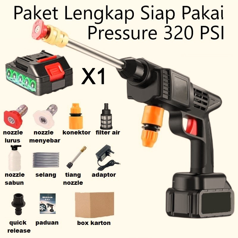 Jual PZ03 Alat Cuci Motor Mobil Jet Cleaner Tekanan Tinggi AC Pompa ...