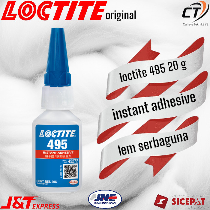 Jual Lem Serbaguna Loctite 495 20Ml Lem Sepatu Dan Sendal | Shopee ...