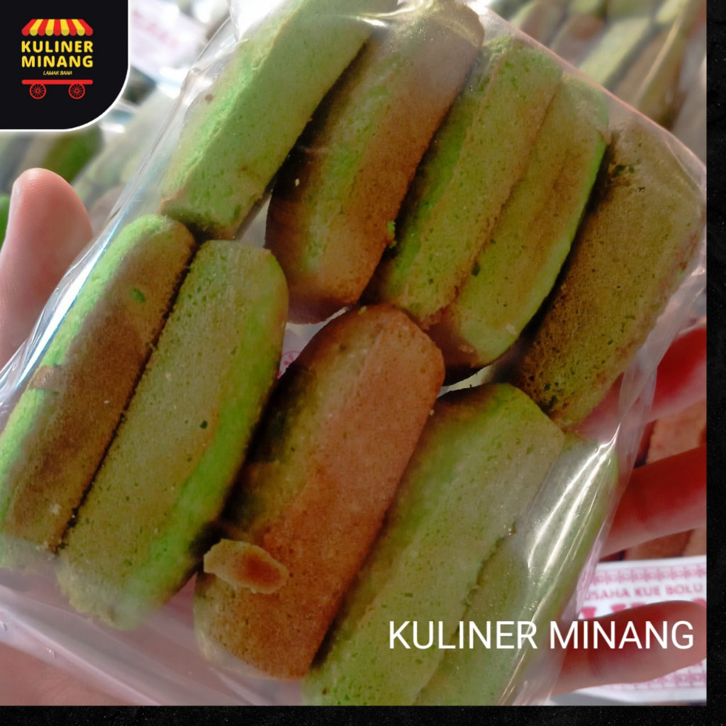 Jual Kuliner Minang Bolu Balok Pandan x Coklat Saka Minang Gurih Renyah ...