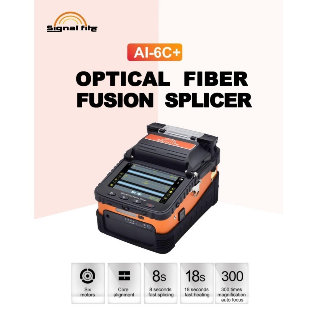 Jual Splicer AI6C+ New Model Automatic Fiber Fusion Alat sambung optik ...