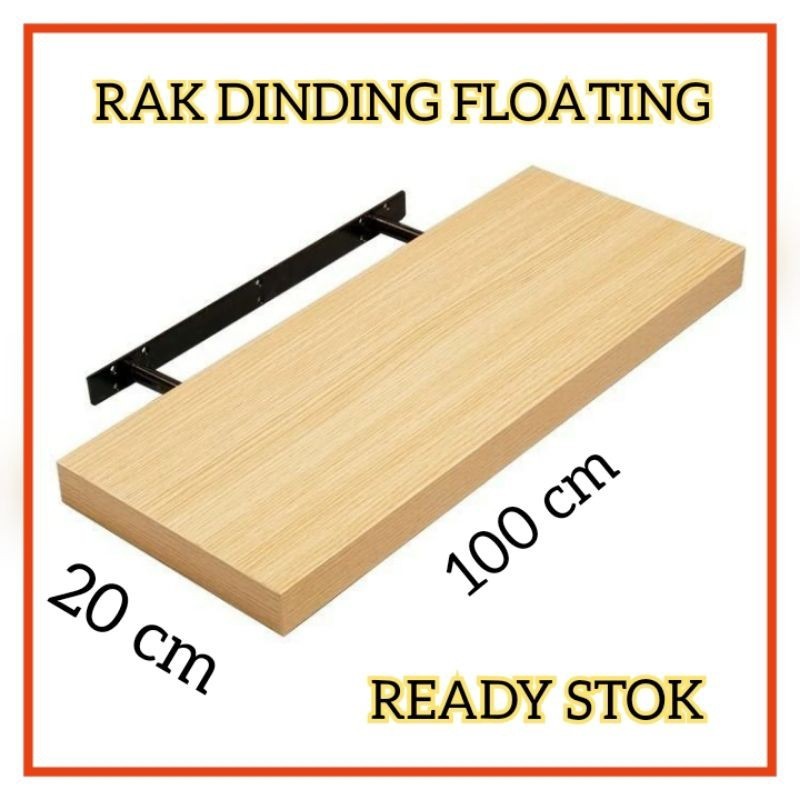 Jual Ambalan dinding Rak Tempel dinding papan ambalan melayang ...