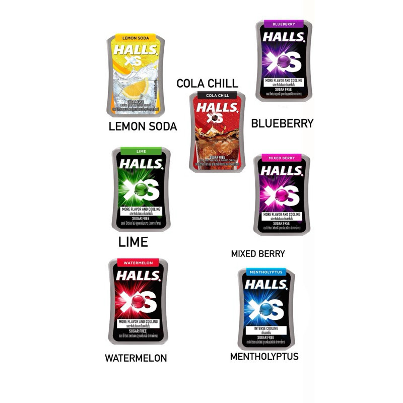 Jual PERMEN HALLS SUGAR FREE 12.6gd | Shopee Indonesia