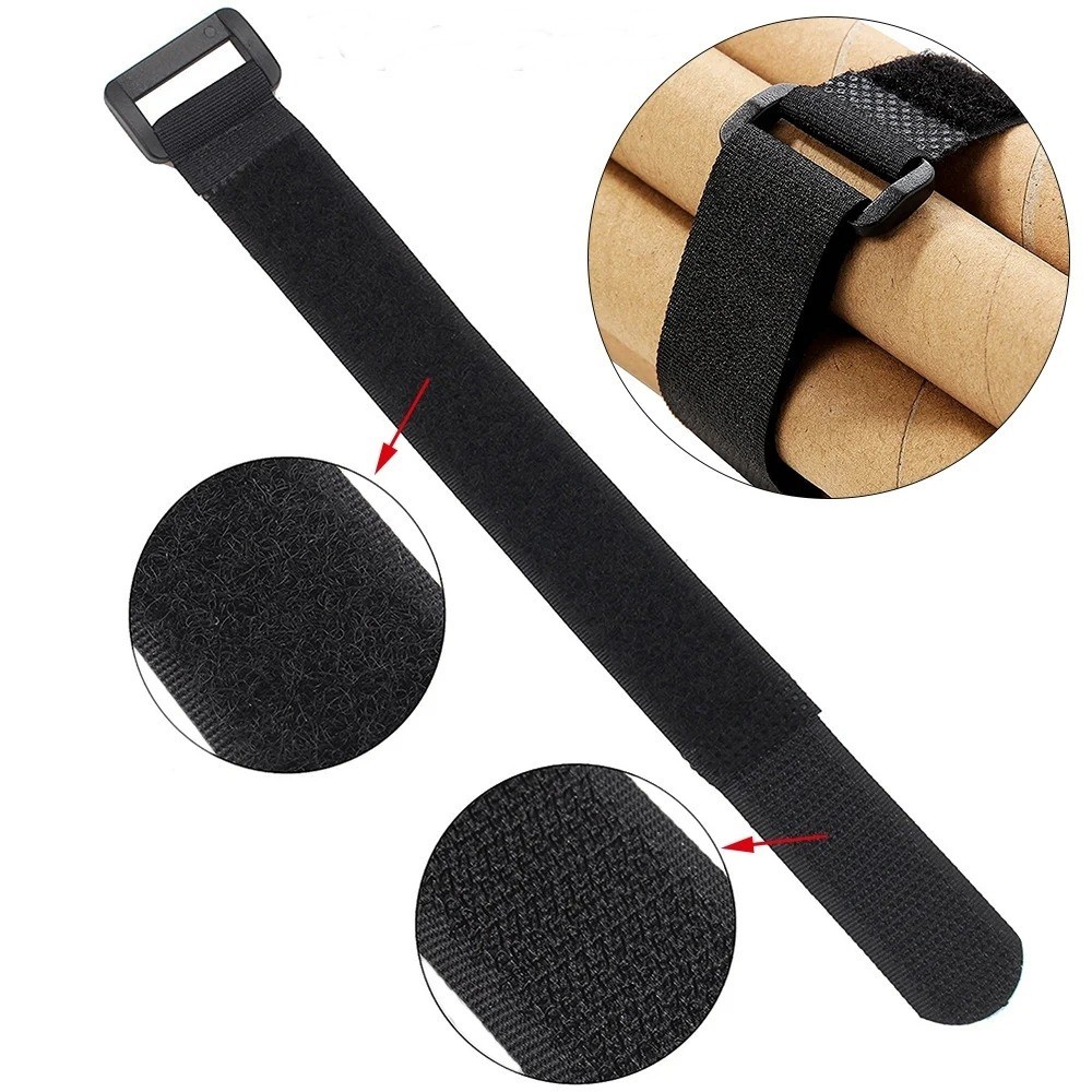 Jual Velcro HITAM BESAR 20x200mm Perapih Pengikat Perekat Kabel Tis ...