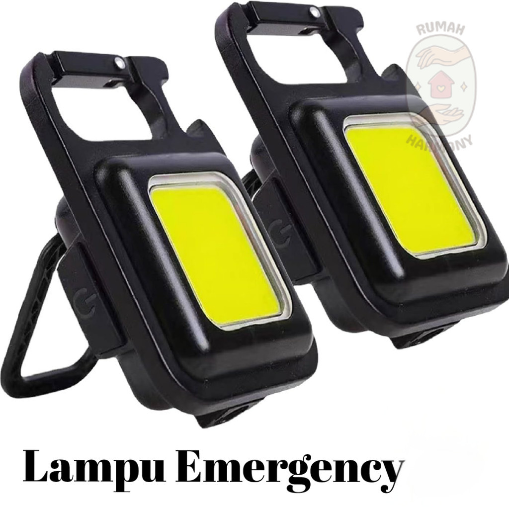 Jual Lampu Emergency Senter Darurat LED COB Bahan Alumunium Portable ...