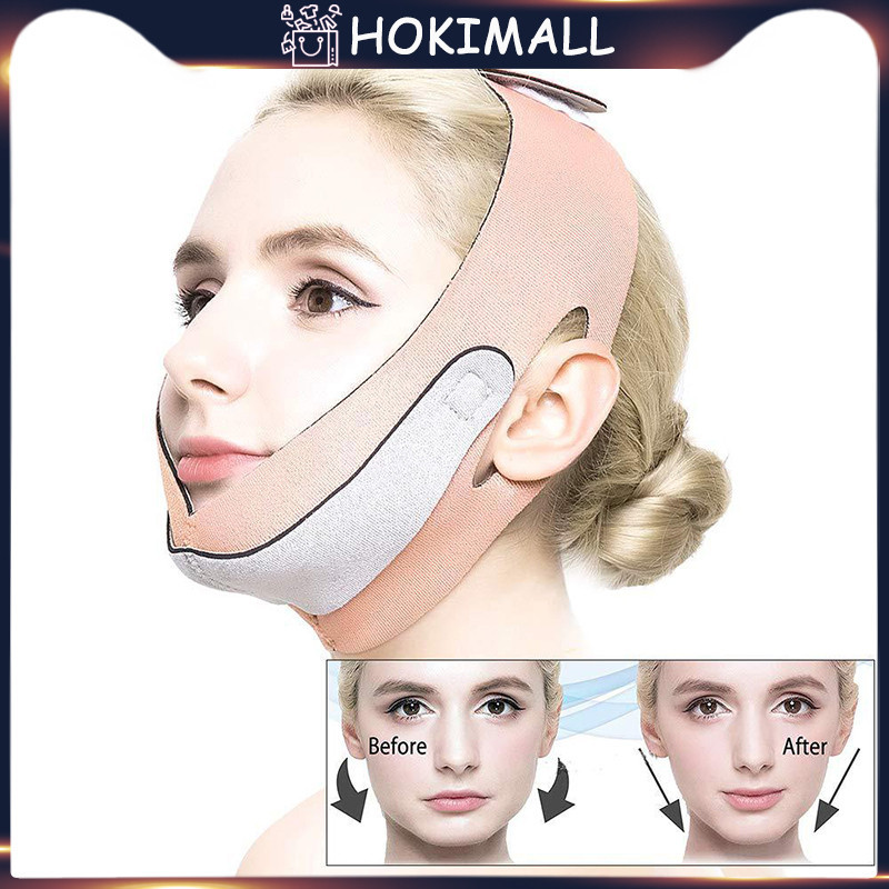 Jual Face Chin Cheek Lift Up Slimming Slim Mask Ultra-Thin Belt Strap ...