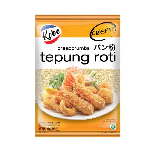 Jual KOBE TEPUNG ROTI BREADCRUMBS 200GR | Shopee Indonesia