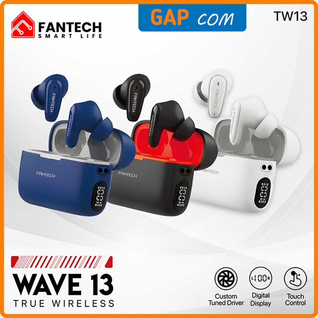 Jual TWS Fantech TW13 Wave13 True Wireless Earphone Bluetooth 5.3 Earbuds | Shopee Indonesia