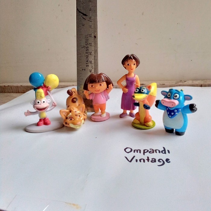 Jual Sisa Ini 6 pcs figure diorama Dora the Explorer Mainan Loose ...