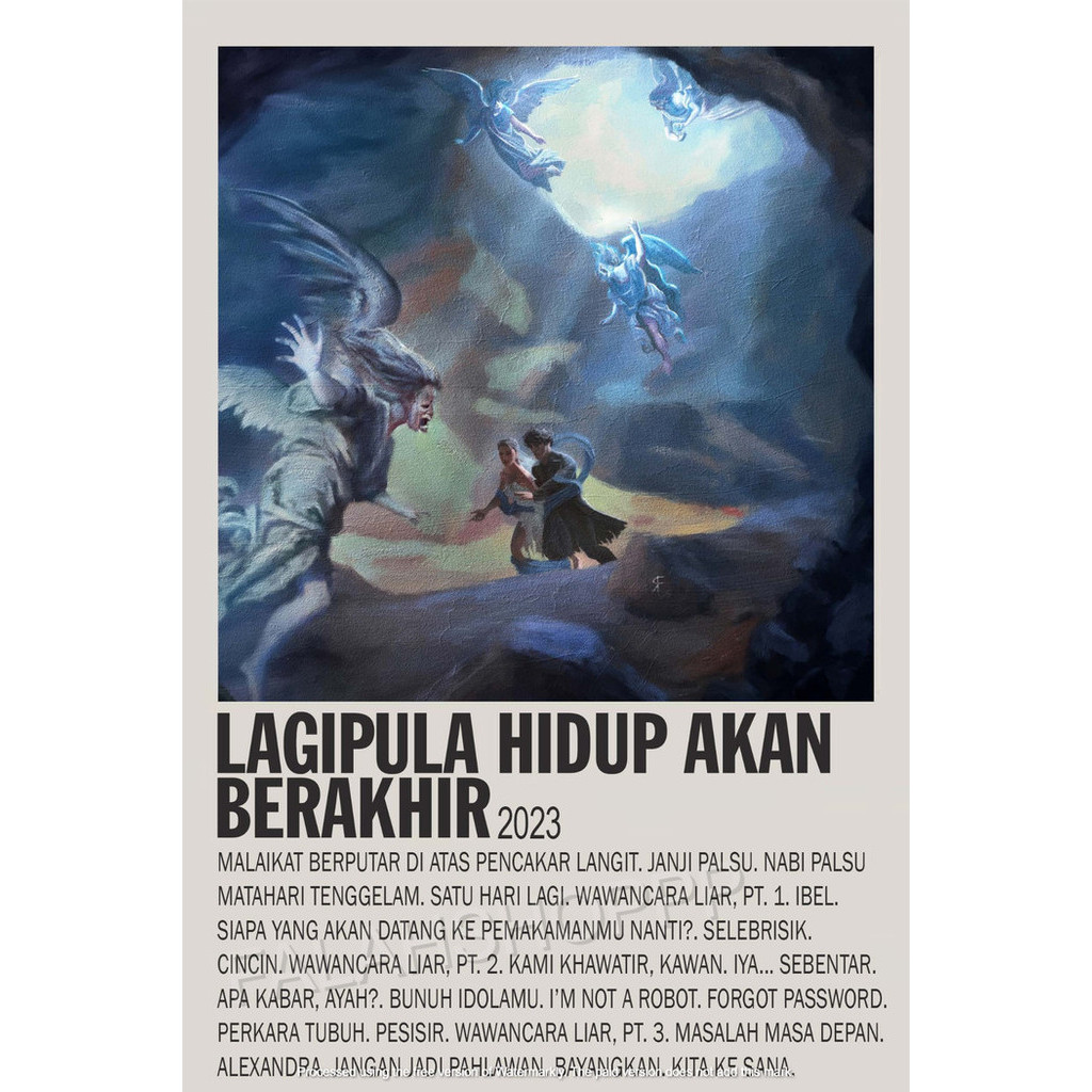 Jual Poster Album Lagipula Hidup Akan Berakhir - Hindia | Shopee Indonesia