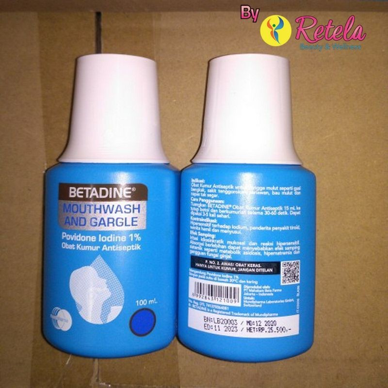 Jual BETADINE OBAT KUMUR 100ML | Shopee Indonesia