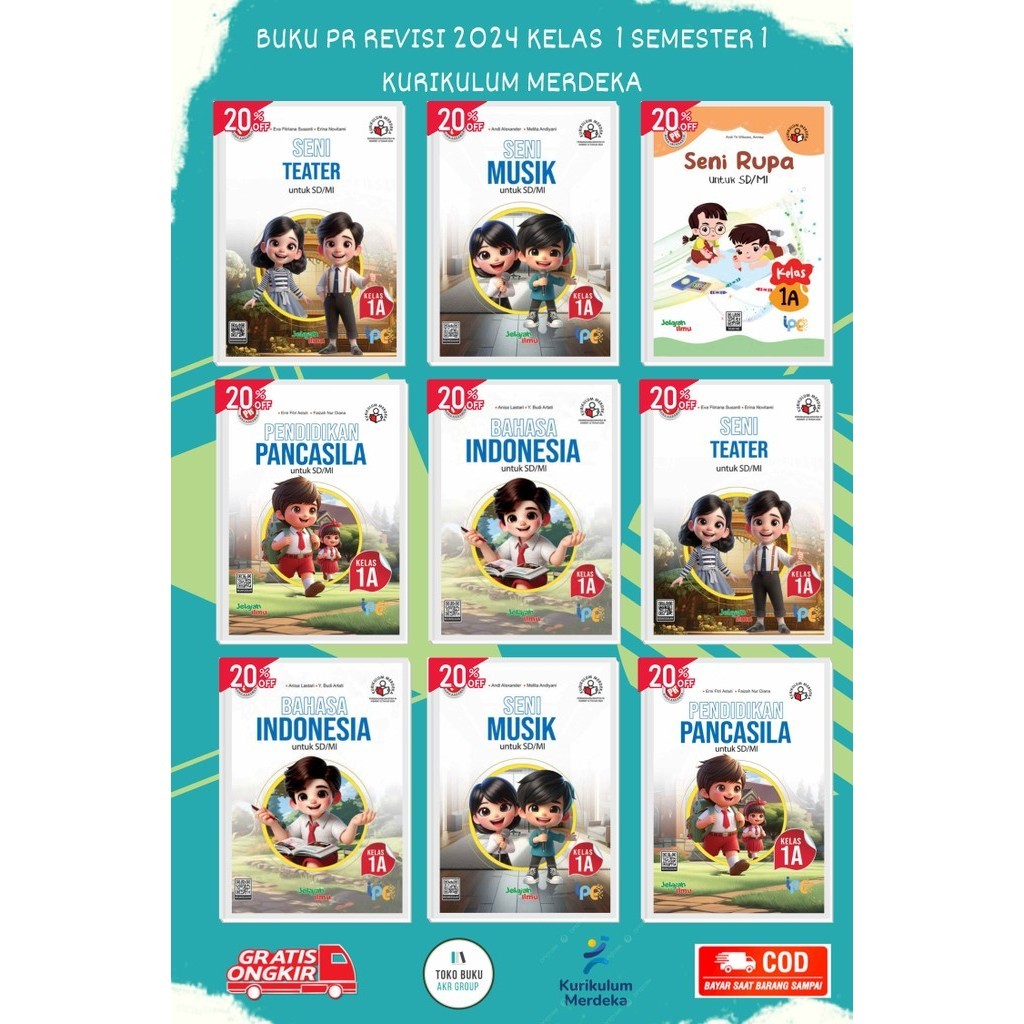 Jual Buku Pr/Lks Kurmer SD Kelas 1 Semester 1 EDISI REVISI 2024 Kurikulum merdeka Intan Pariwara ...