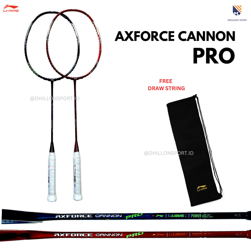 Jual Raket Badminton Lining AX FORCE CANNON PRO / AXFORCE Li-Ning ...