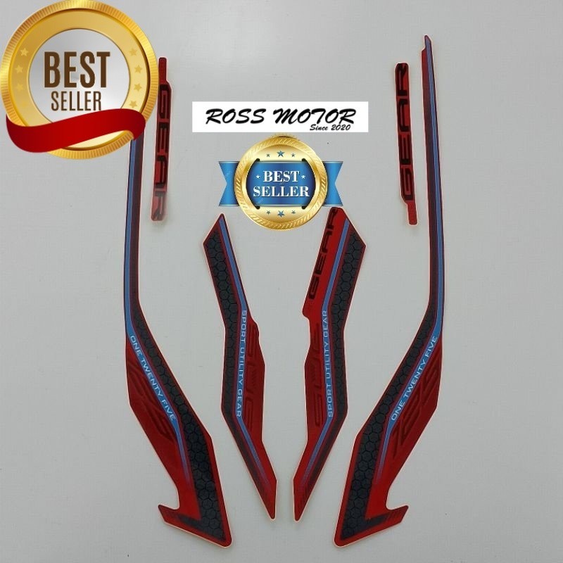 Jual Original Asli Striping stiker polet list motor yamaha Gear 125 ...