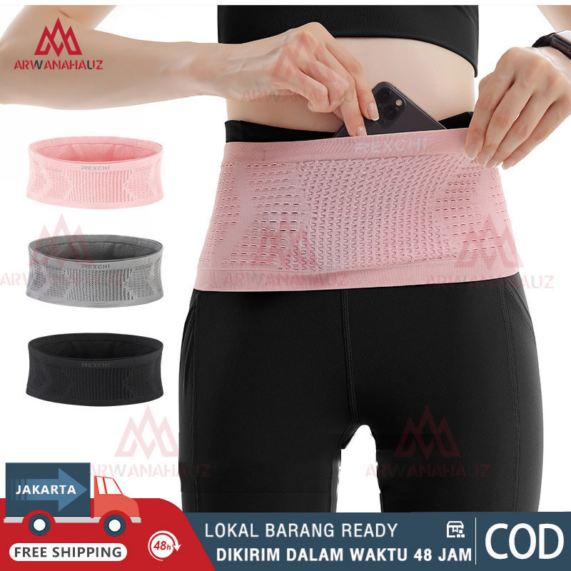 Jual Running Belt ONE MORE Sabuk Tas Pinggang Lari Jogging Sport Waist ...
