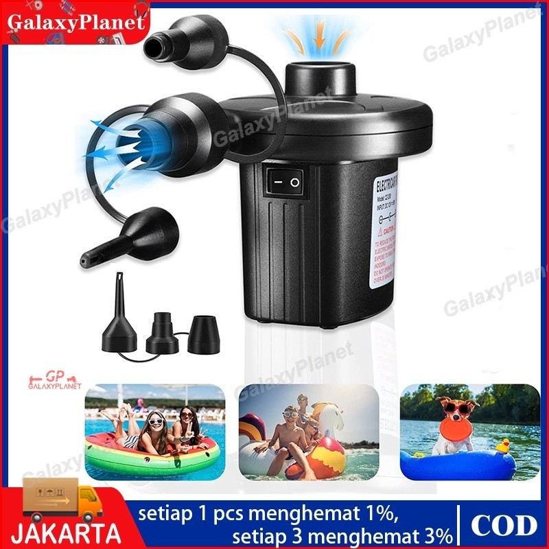 Jual Pompa Angin Listrik/kolam renang/kasur angin bisa sedot/Pompa Angin Listrik Electric Air ...