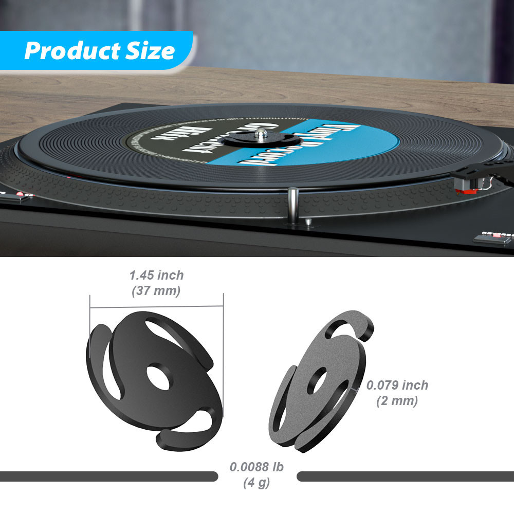 Jual 2024 Hot Sale 45 RPM Turntable Adapter Aluminum 7 Inch EP Record ...