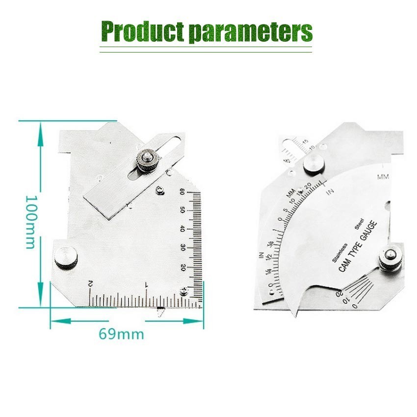 Jual MG 8 Welding Gauge Inspection Cam Tipe Gauge Untuk Tukang Las Inspeksi Pengukuran Gap ...