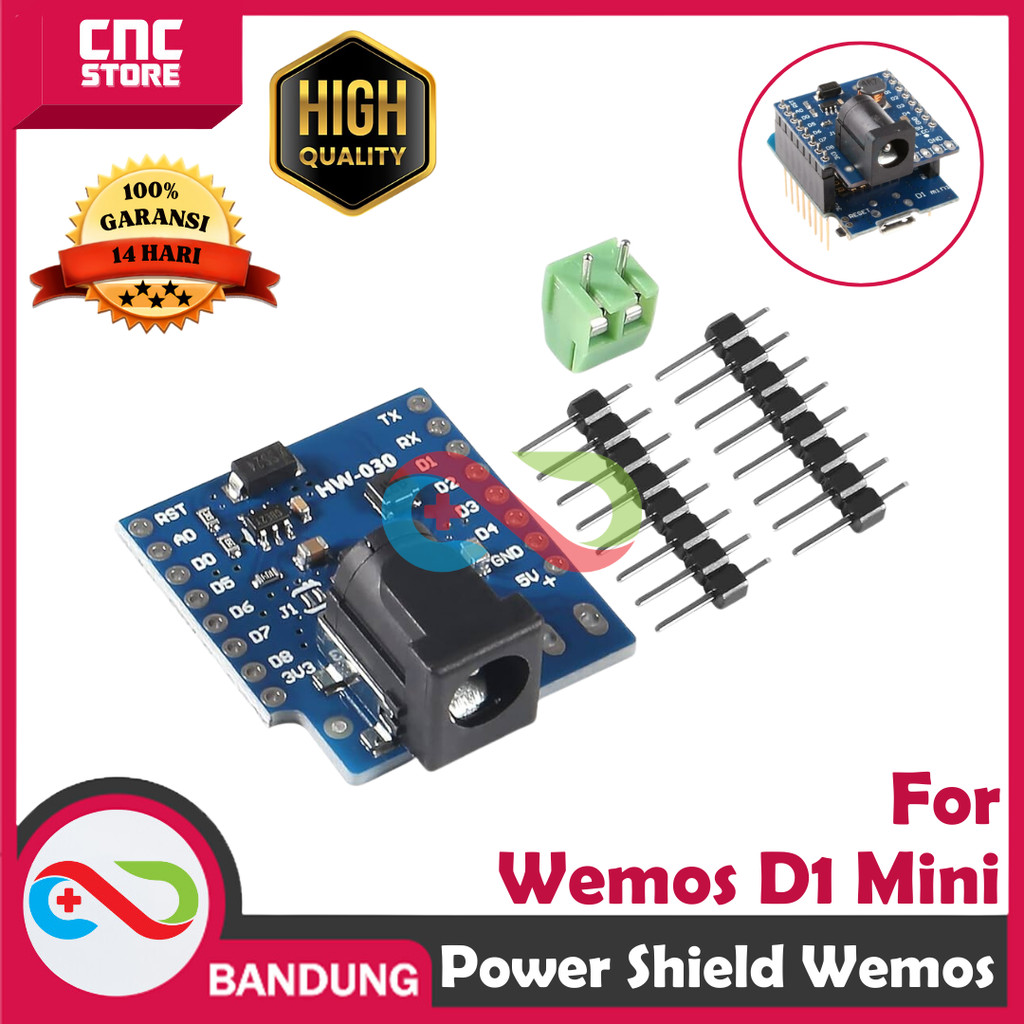 Jual DC Power Shield WEMOS DC Power Shield untuk WEMOS D1 MINI | Shopee ...