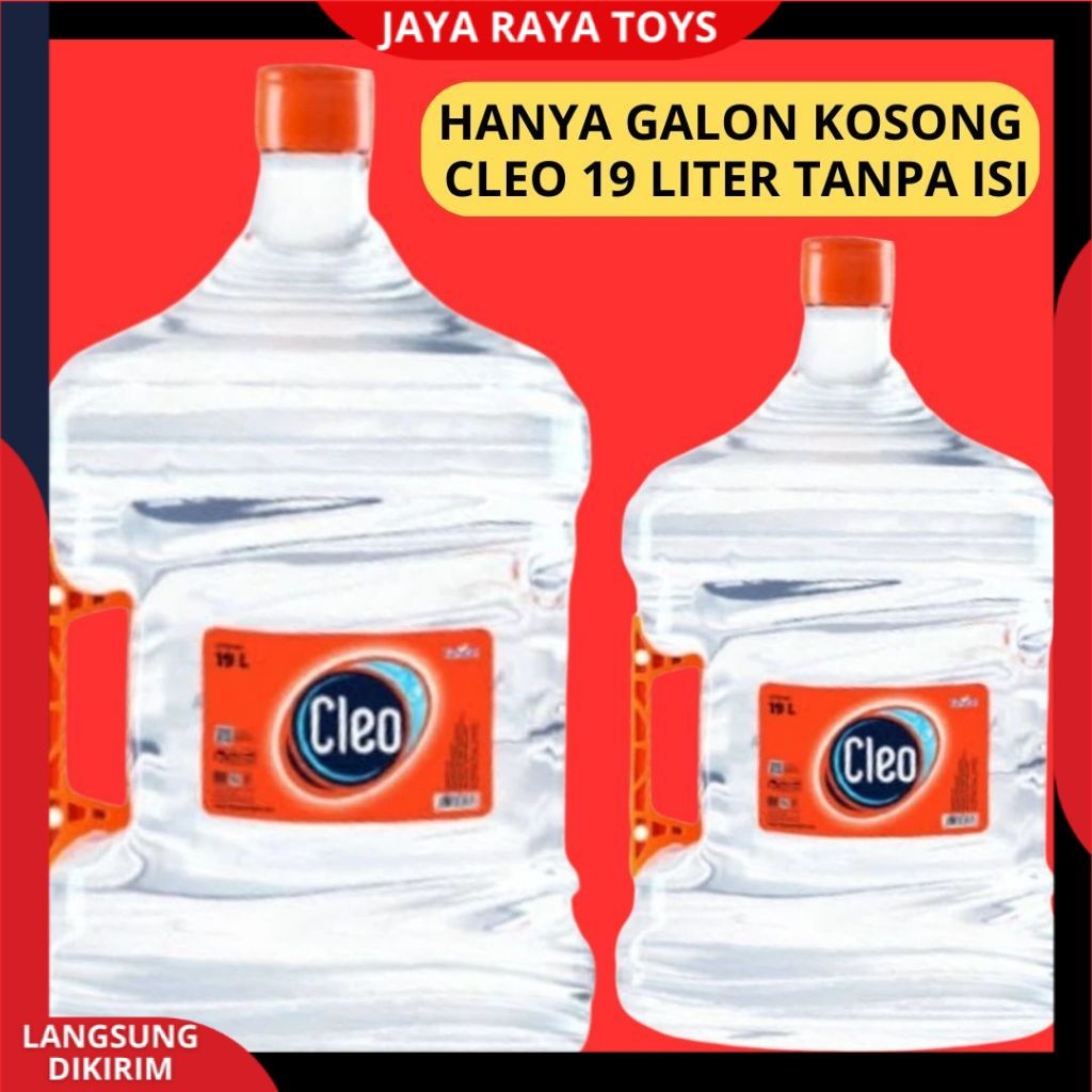 Jual PROMO Galon Kosong CLEO 19 Liter Hanya Galon SajaTanpa Air Galon ...