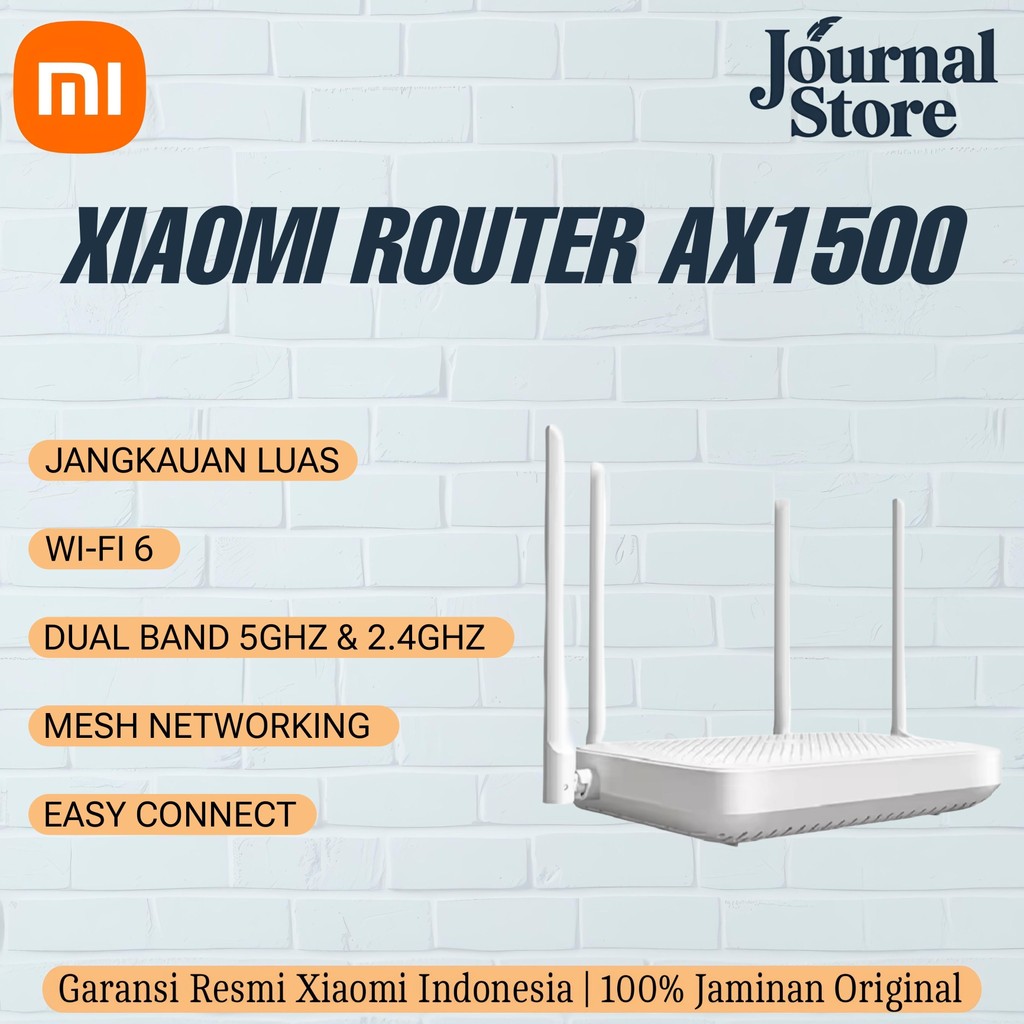 Jual Xiaomi Router AX1500 | Wi-Fi 6 Konektivitas Era Baru | Jaringan ...