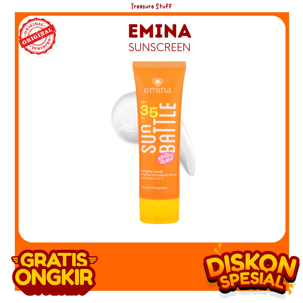 Jual SUNSCREEN EMINA SUN BATTLE SPF 35 PA+++ (KEMASAN BARU) | Shopee ...