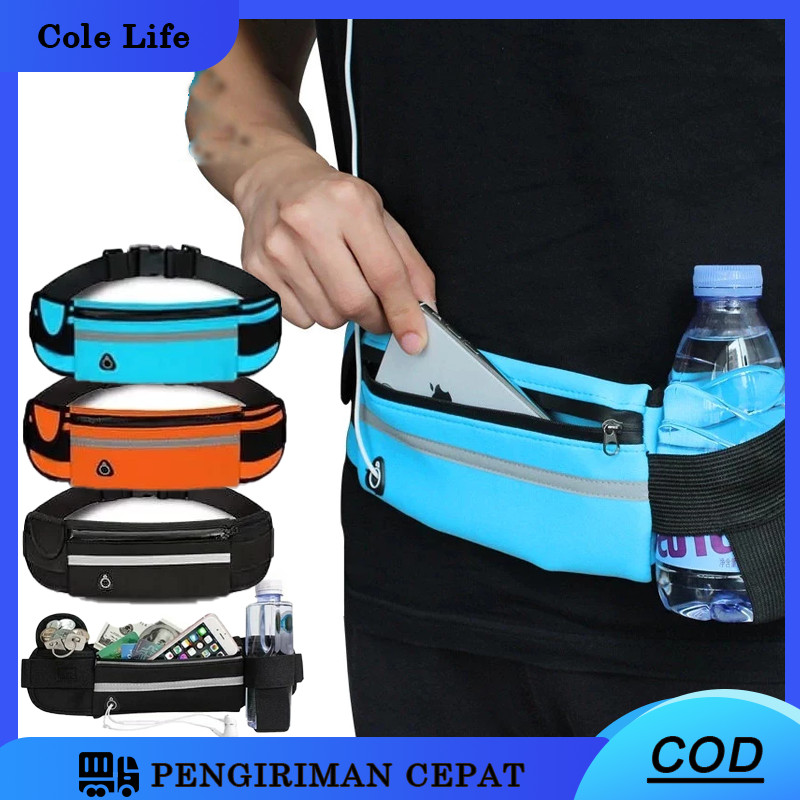 Jual Tas Pinggang Olahraga Lari / Running Belt/Tas Pinggang HP Olahraga ...