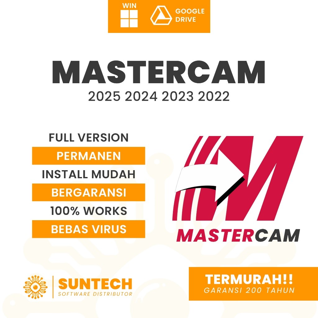 Jual MasterCAM Pro - Full Version 2025 2024 2023 2022 | Windows ...
