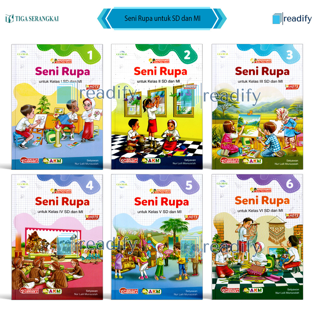 Jual Global Seni Rupa Kelas 1 2 3 4 5 6 SD/MI Tiga Serangkai Kurikulum Merdeka Revisi Terbaru ...