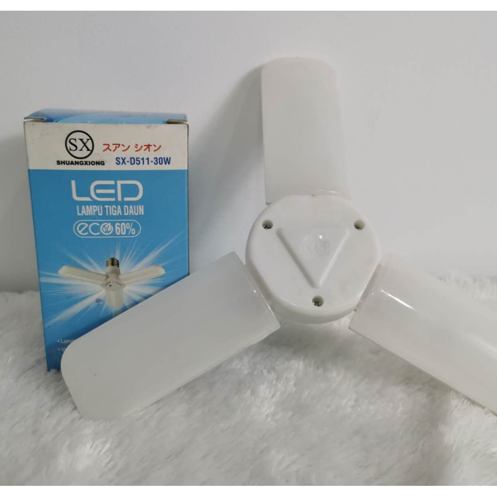 Jual LIGHTZ Lampu Bohlam Bentuk Kipas LED 30 WATT 3 Baling Fan Blade ...