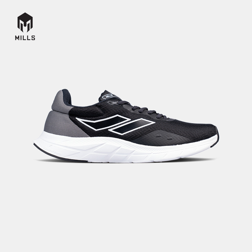 Jual MILLS SEPATU LARI RUNNING SHOES TREXIMO VISION BLACK/DK.GREY/WHITE ...