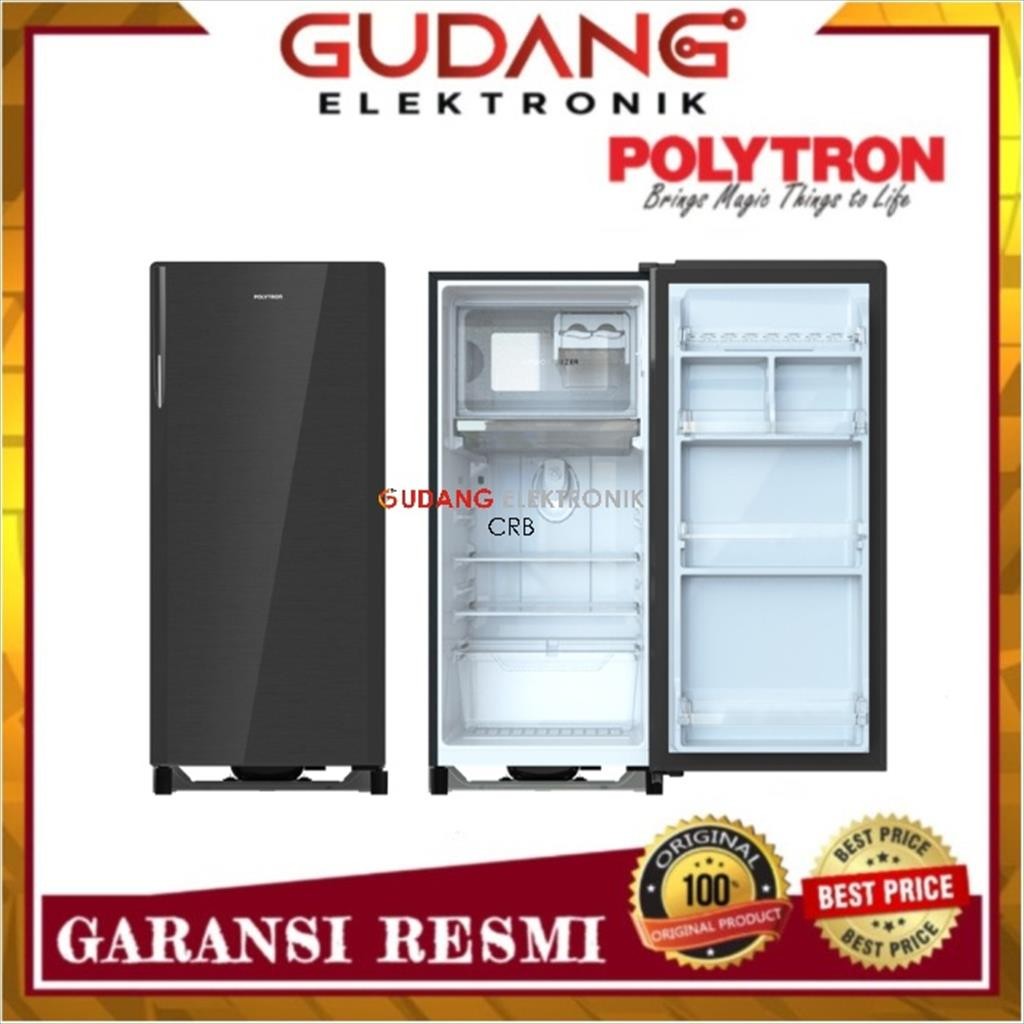 Jual LEMARI ES 1 PINTU POLYTRON PRA-18DMY KULKAS POLYTRON PRA 18 DMY ...