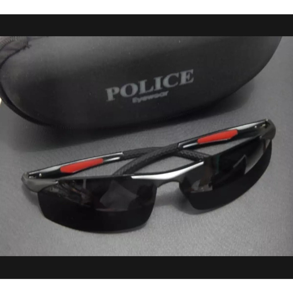 Jual Kacamata hitam pria POLICE 1910 / Sunglasses Pria Super Fullset free lap dan cairan ...