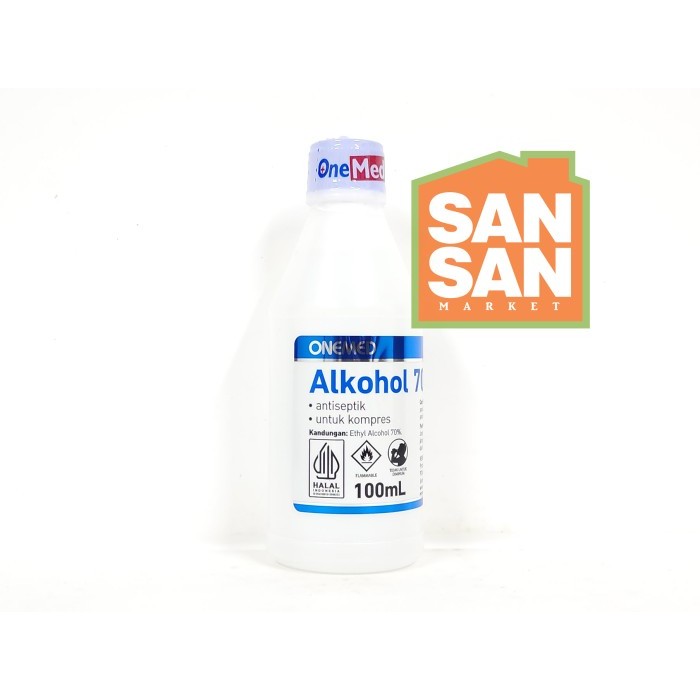Jual OneMed Alkohol 70% 100 ml | Shopee Indonesia