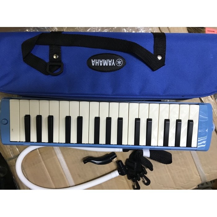 Jual Pianika Yamaha P-32 D ORINAL biru only | Shopee Indonesia