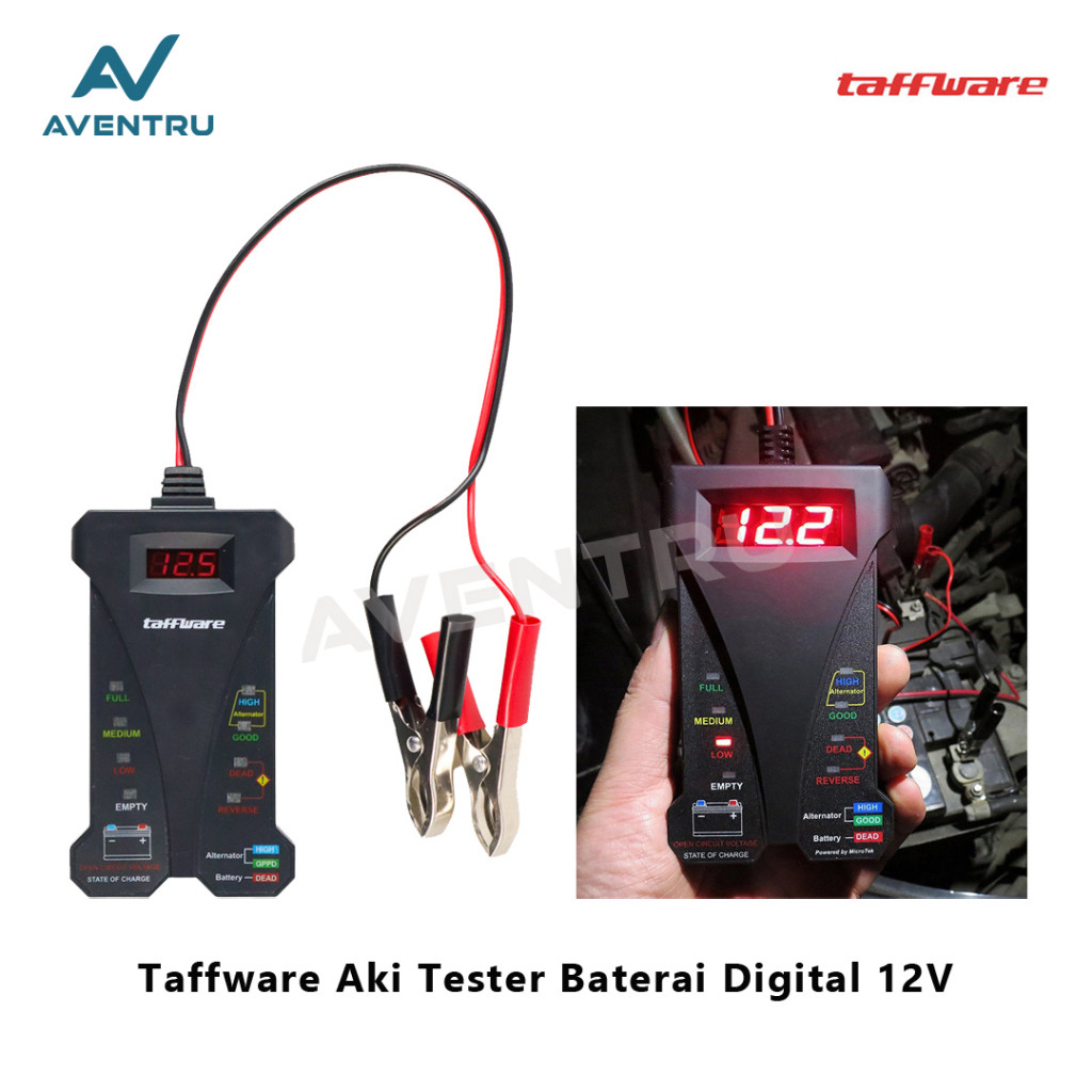 Jual Alat Cek Aki Mobil Motor Test Battery ACCU Volt Tester Digital 12V ...
