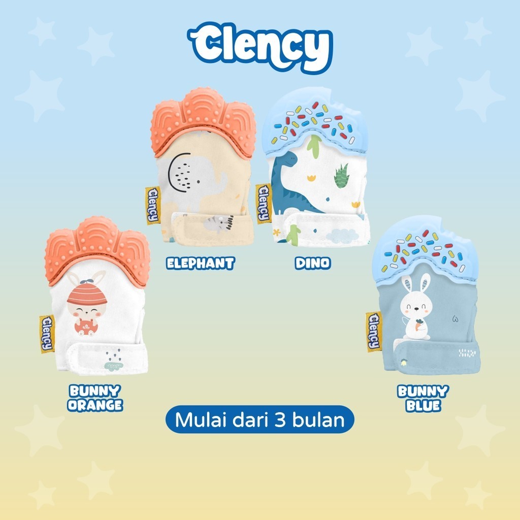 Jual Clency Sarung Tangan Teether Bayi Animal Series CLS6020 | Shopee ...