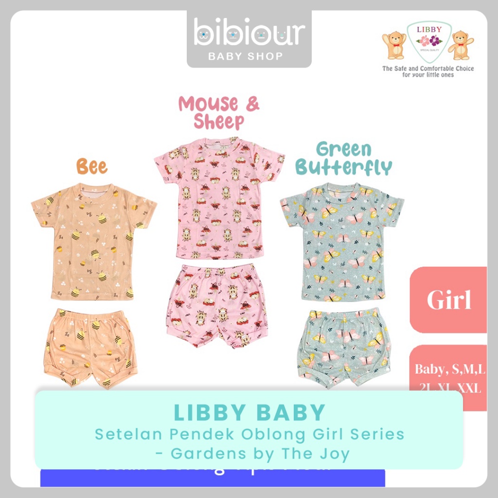 Jual Libby Setelan Oblong Cotton Motif Gardens by The Joy Girl Series | Shopee Indonesia