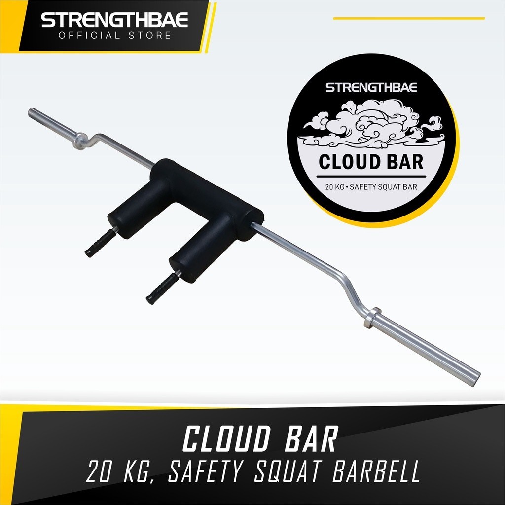 Jual Cloud Bar STRENGTHBAE – Safety Squat Bar SSB Barbell Barbel untuk ...