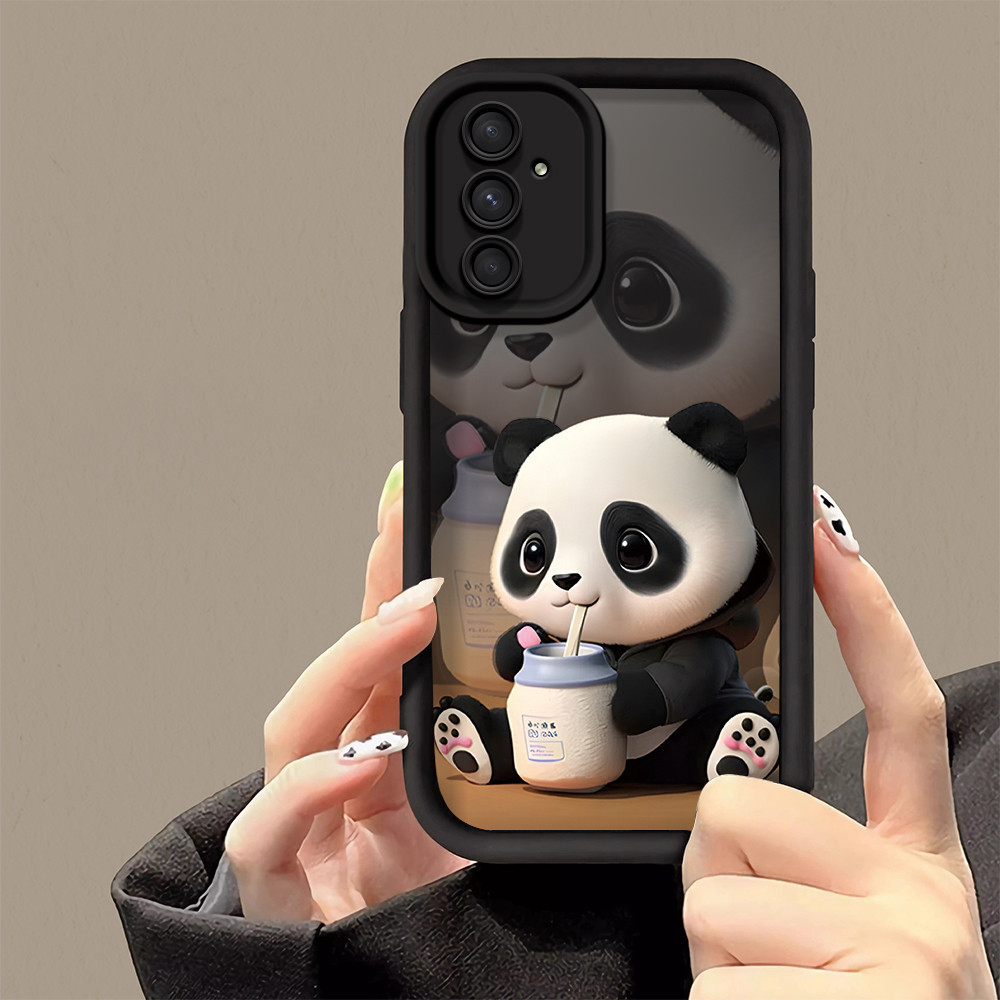 Jual Case silikon pelindung kamera lucu panda casing hp SAMSUNG A02S M02S A025 F02S A03S A03 A04 ...