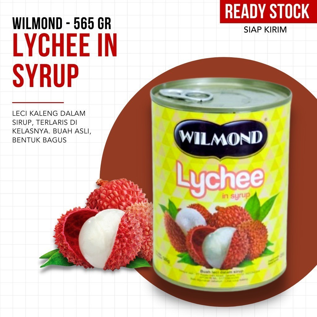 Jual WILMOND - Lychee in Syrup / Leci Kaleng Wilmond 565 gr - TERMURAH ...