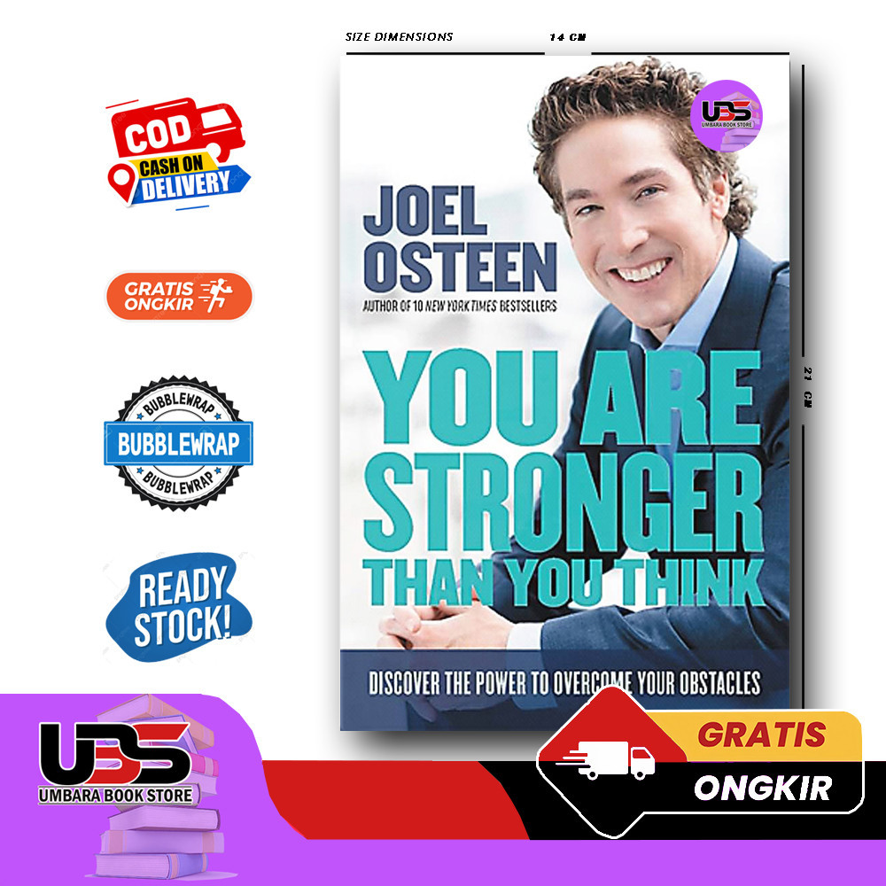 Jual You Are Stronger than You Think by Joel Osteen | Shopee Indonesia