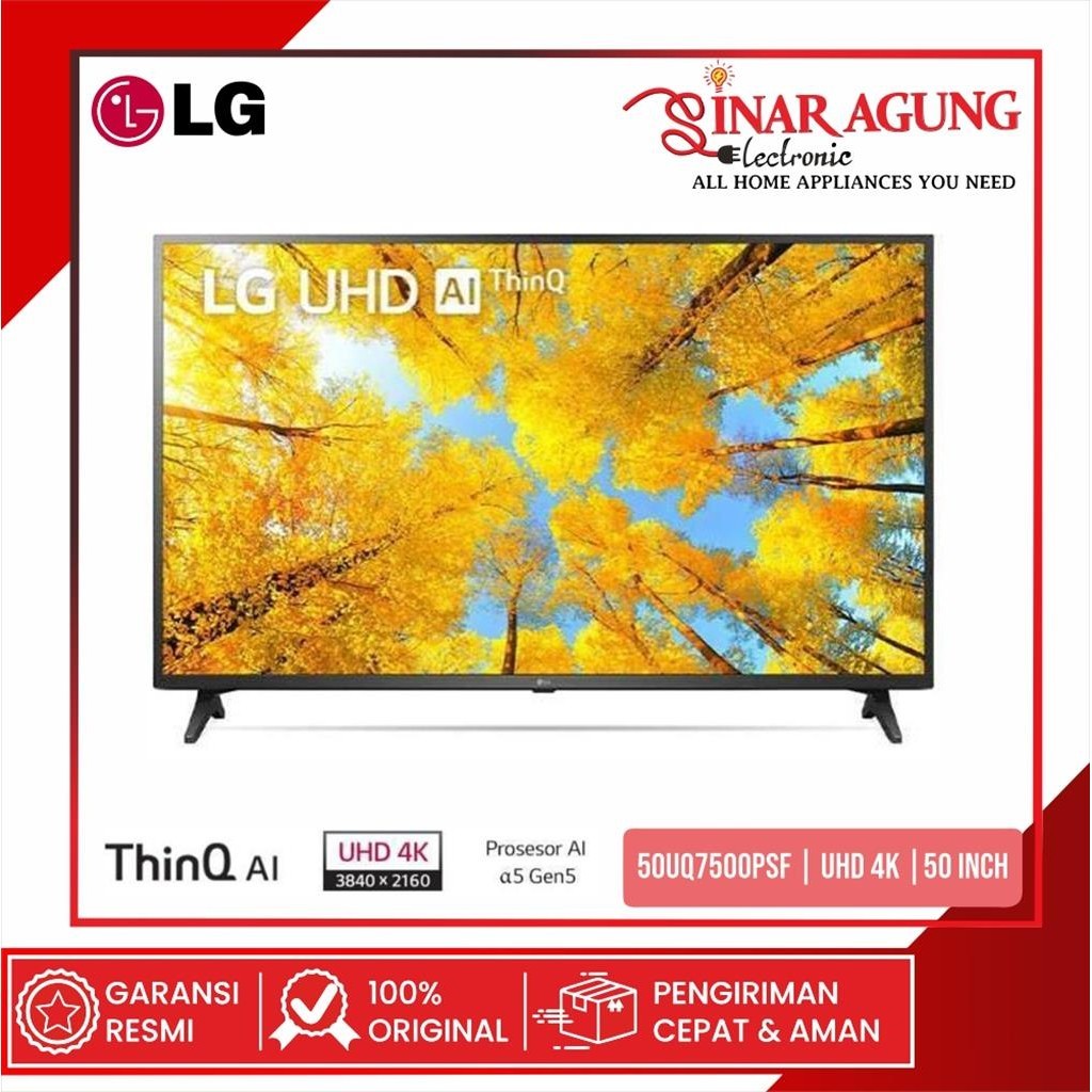 Jual [COD] LG SMART TV LED 50UQ7500PSF / 50-UQ7500 / 50UQ-7500 (UHD / 4K / 50 INCH) GARANSI ...