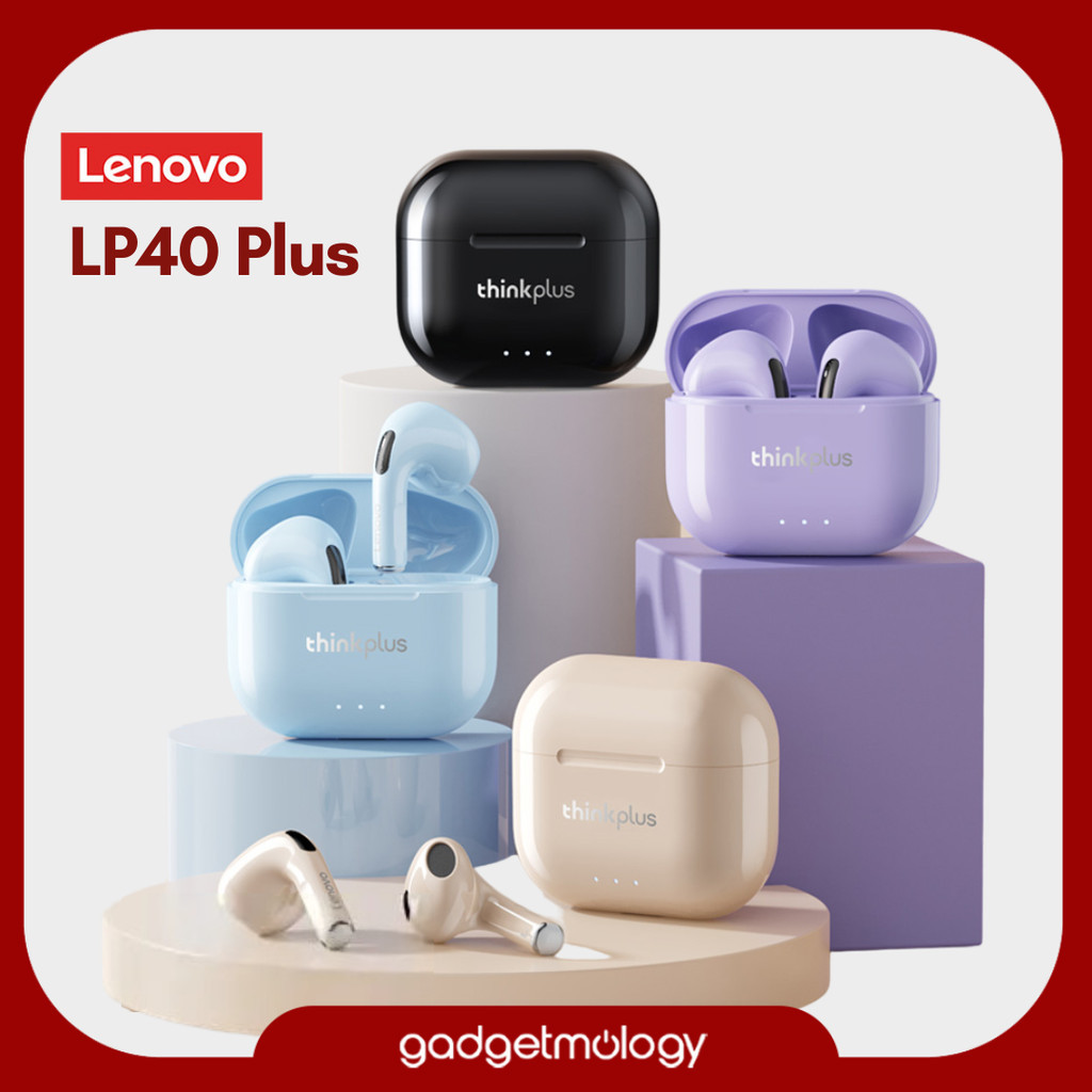 Jual Thinkplus LP40 PLUS TWS True Wireless Earbuds Headset Bluetooth 5.3 Call Noise Reduction ...