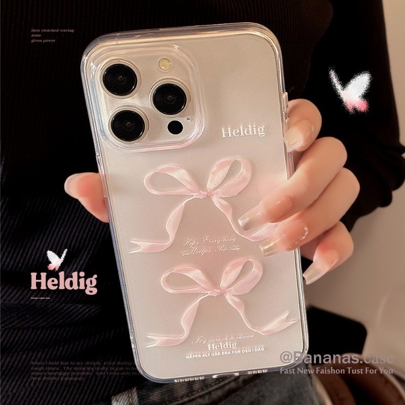 Jual Pink Bow Phone Case Oppo A1k C2 A3s A15 A15s A16 A16k A16e A17