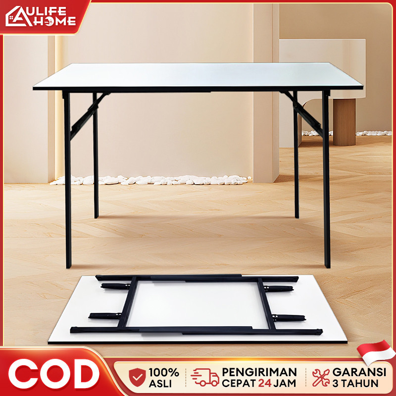 Jual Meja Lipat Meja Portabel Lipat Meja kantor kayu Meja Makan Lipat Meja Pelatihan Serbaguna ...