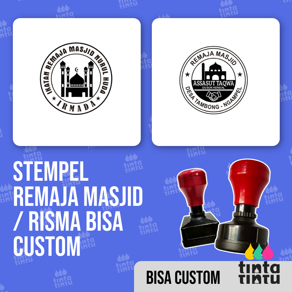 Jual Stempel Remaja Masjid / Risma Bisa Custom | Shopee Indonesia
