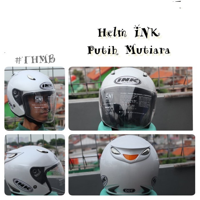 Jual Best- Helm ink centro ( putih ) | Shopee Indonesia