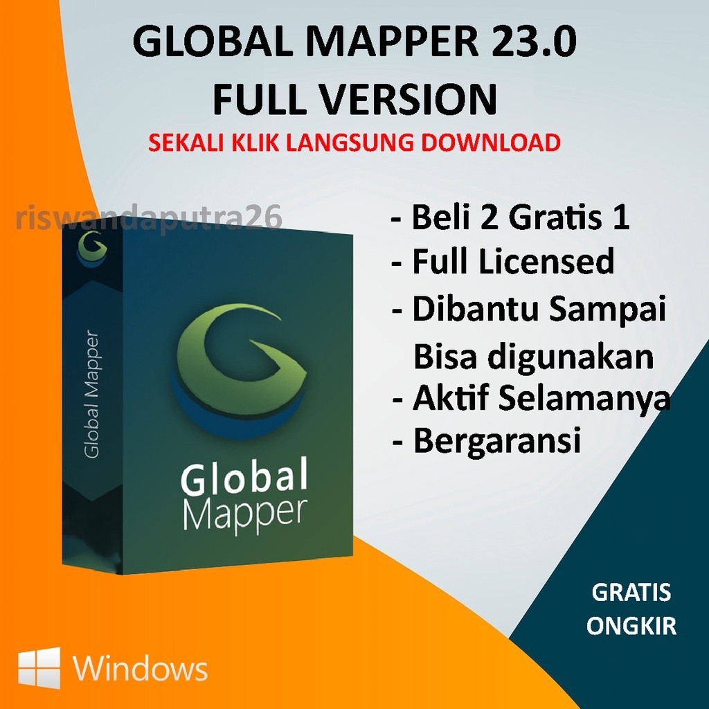 Jual [wl] GLOBAL MAPPER 23 PREMIUM FULL AKTIVASI - SOFTWARE MURAH - APLIKASI | Shopee Indonesia