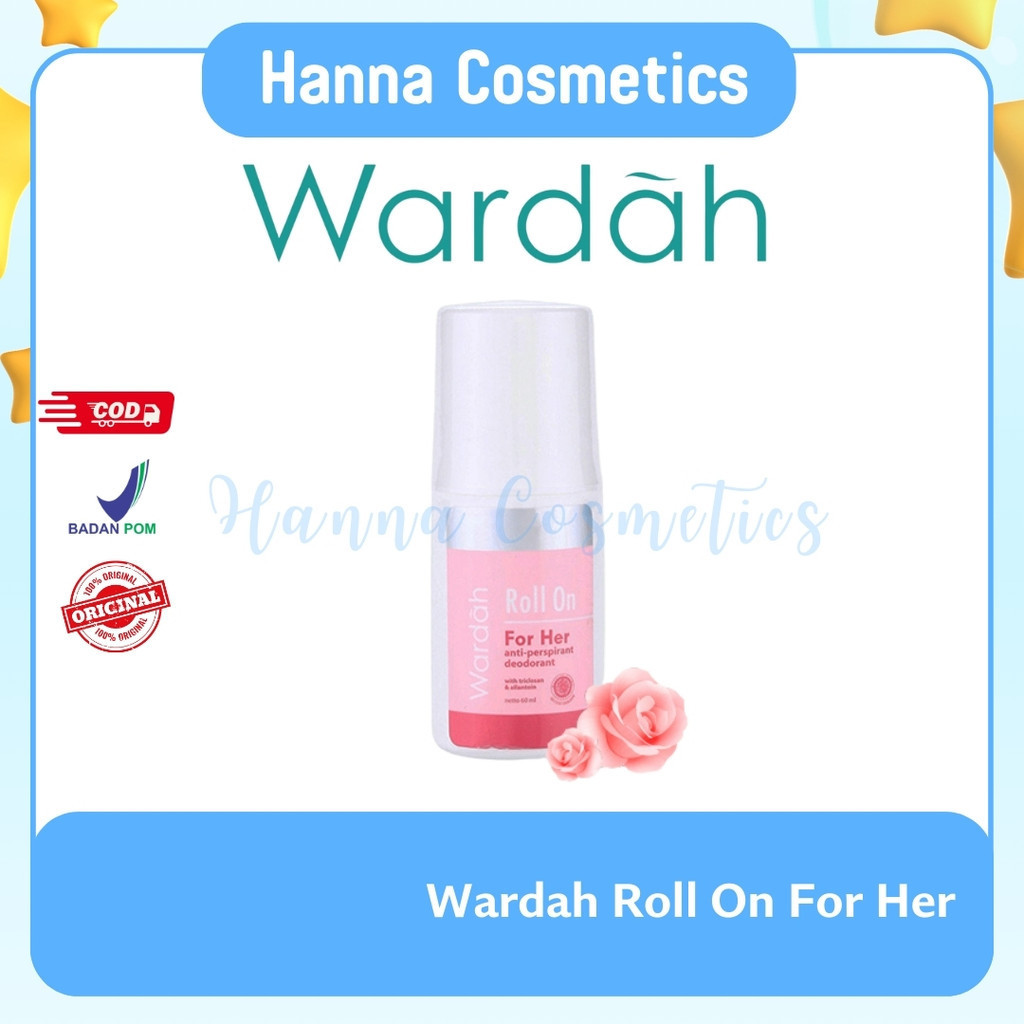 Jual Wardah Roll On For Her 60ml | Shopee Indonesia